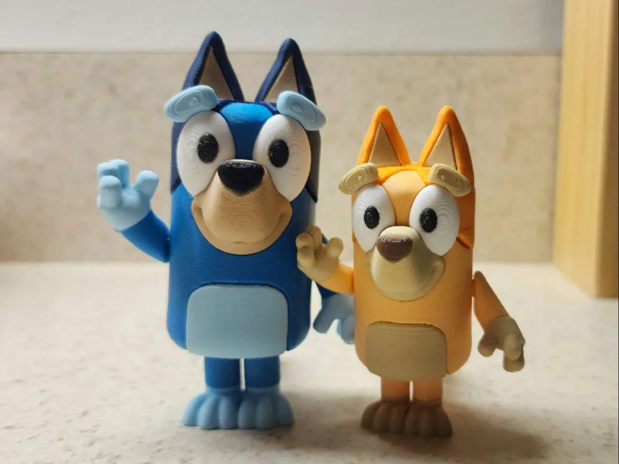 Bluey Articulated Puppet by Kza 3D | Download free STL model ...