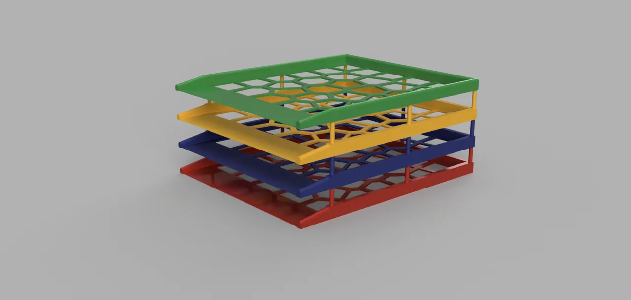 Stackable paper tray (remix) by A3Dsign | Download free STL model ...