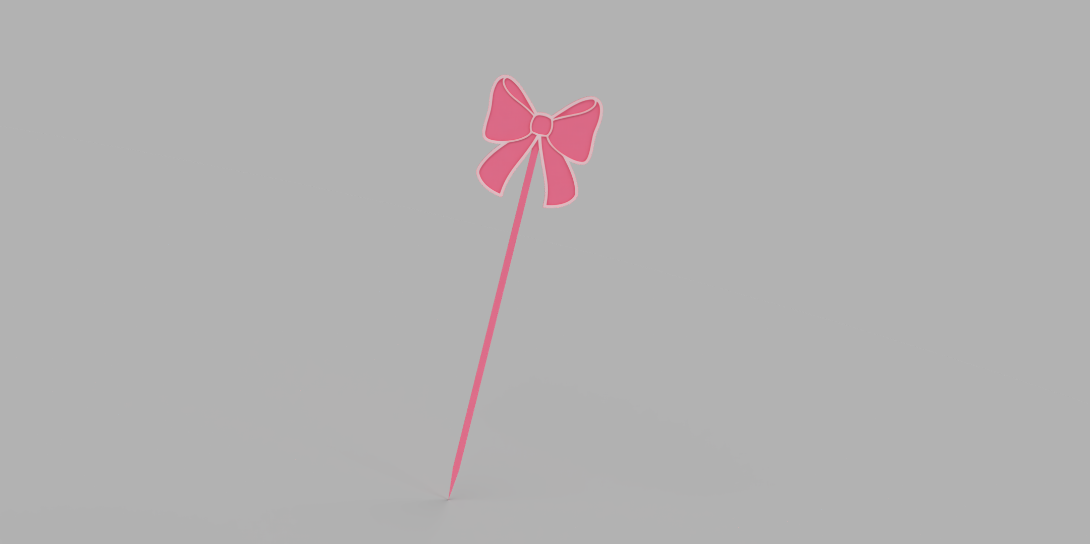 Ribbon Bow Cake Topper by LeTTDesign | Download free STL model ...