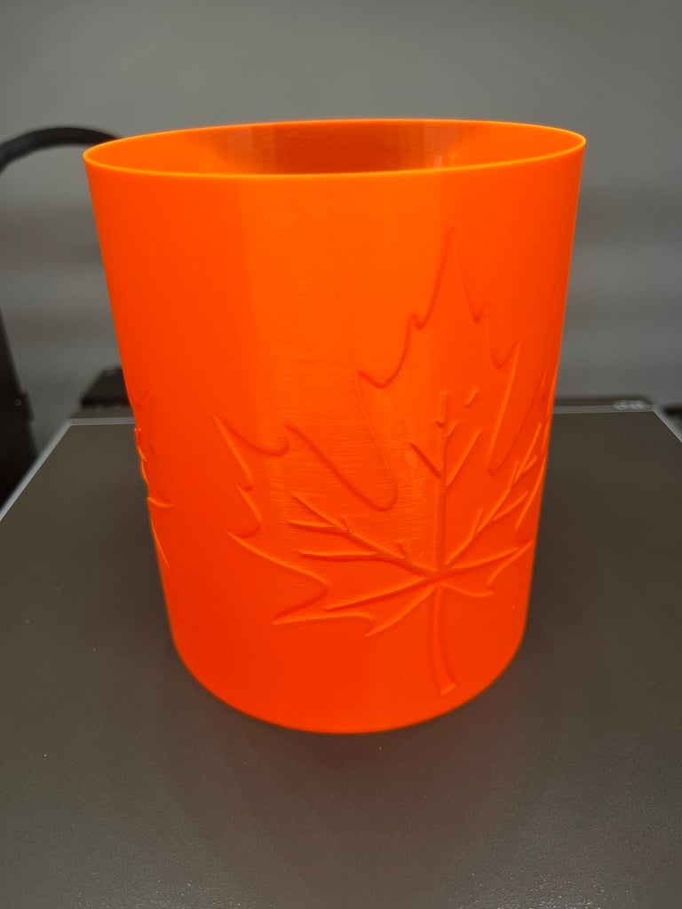 Maple Leaf Embossed Vase by Jenno | Download free STL model ...