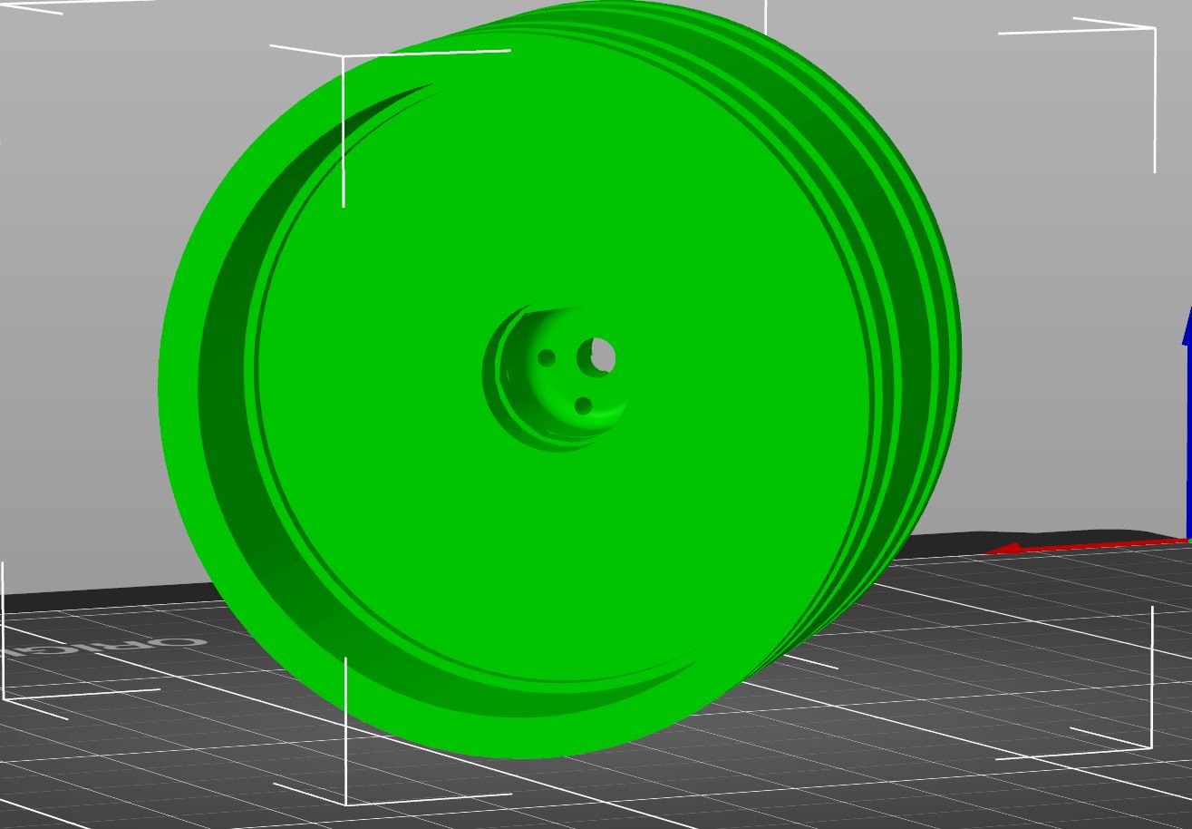 Offset 70mm R/C no Hex Rim by shadowsensi | Download free STL model ...