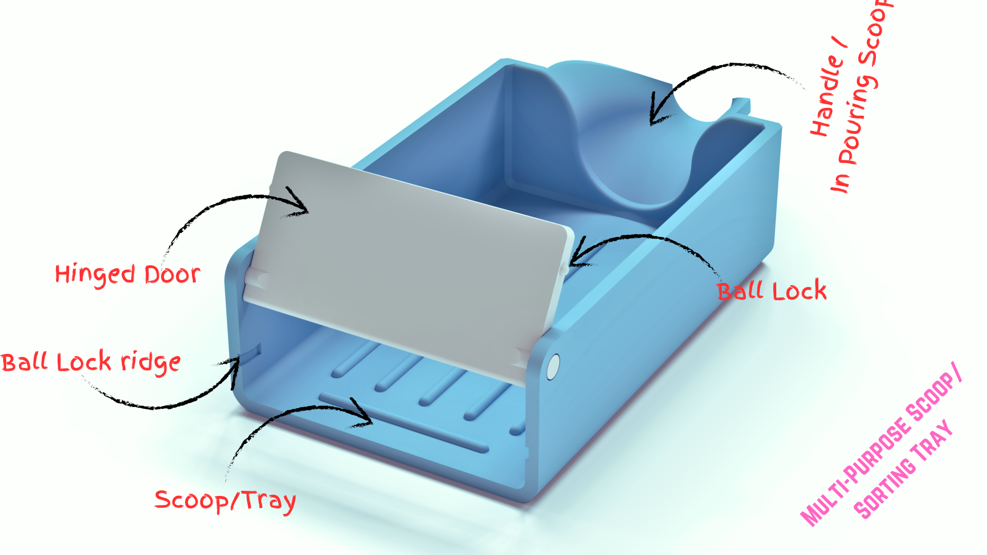 Multipurpose Sorting Tray + Rack Stand by Emmaa Leone | Download free ...