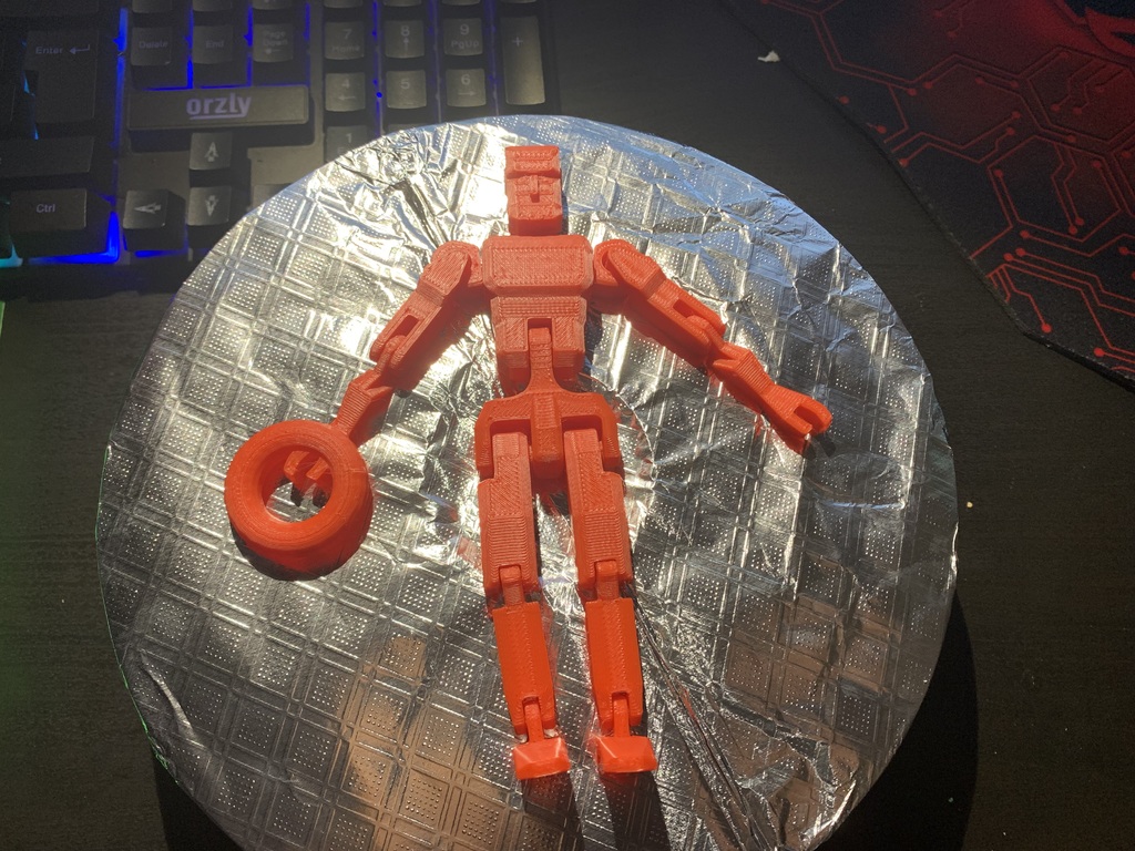 robot key chain by REDSURGE59 | Download free STL model | Printables.com