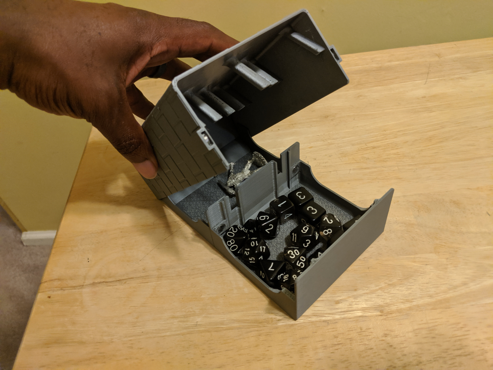 Plinko Dice Tower With Magnetic Latch and Detachable tray by A_Str8 ...