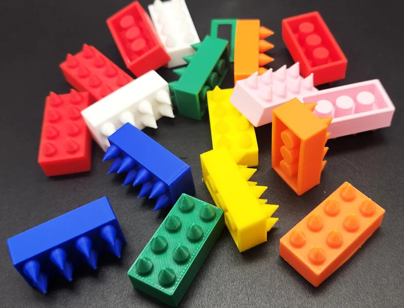 Sharp Lego 2x4 Brick by Triple G Workshop | Download free STL model ...