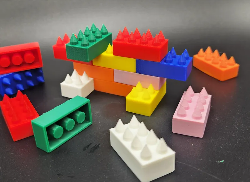 Sharp Lego 2x4 Brick by Triple G Workshop | Download free STL model ...