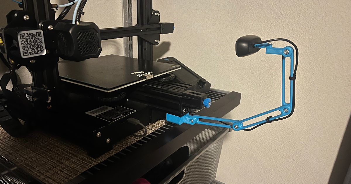 Ender 3 V2 Camera Arm Mount by ckflyer | Download free STL model ...