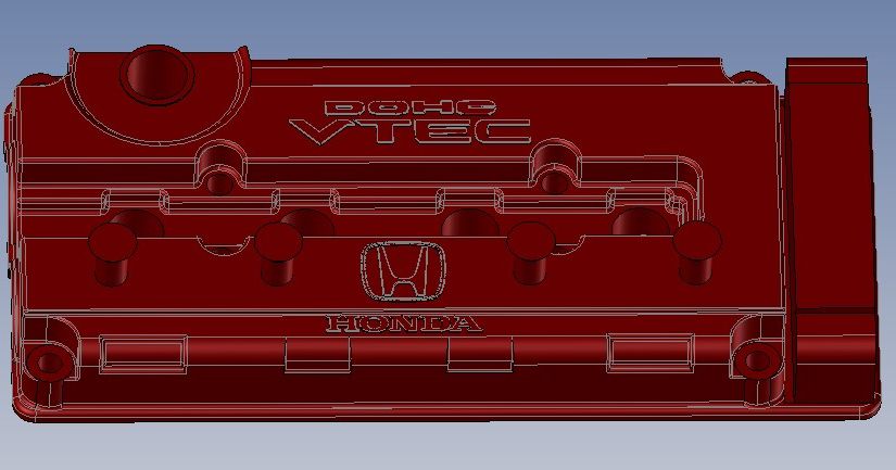 Key Holder - VTEC - Honda by Marceloentz | Download free STL model ...