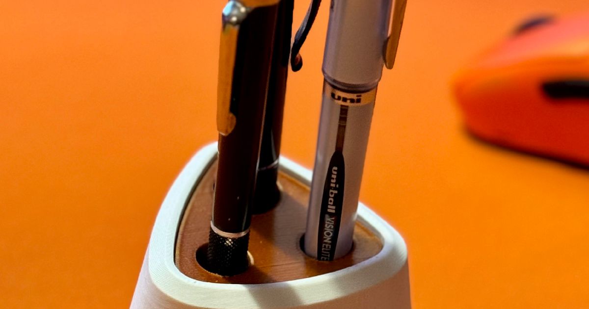 Two-tone Pen Holder by ᴄᴉᴚᴋᴉᴉᴛ | Download free STL model | Printables.com