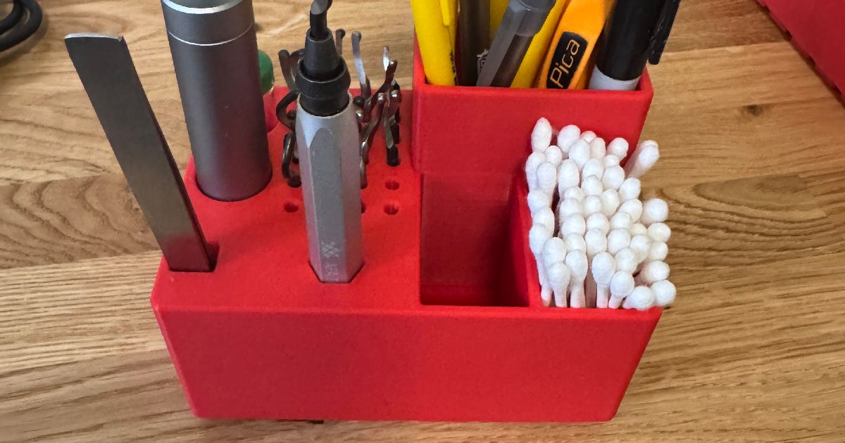 Gridfinity Desk Organizer by ender341 | Download free STL model ...