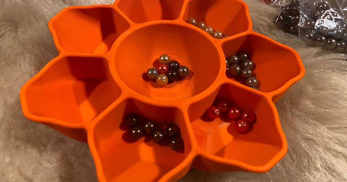 Seven-Funnel Sorting Tray by Niuthon | Download free STL model ...