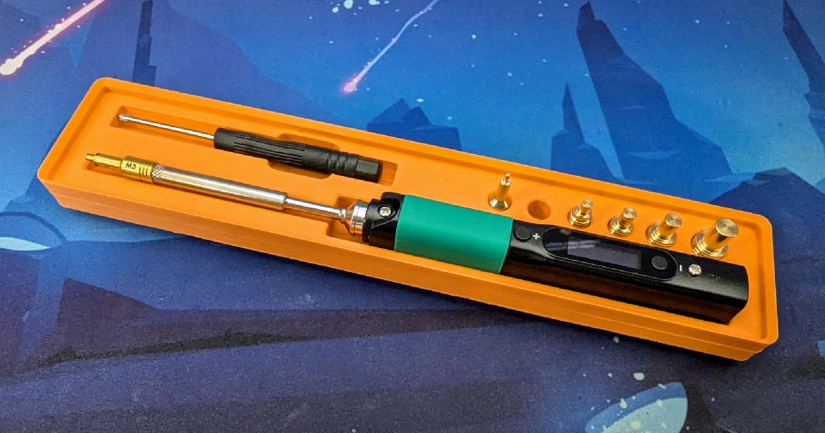 Gridfinity Pinecil CNC Kitchen Heatset Bin Low Profile by HookJabs ...