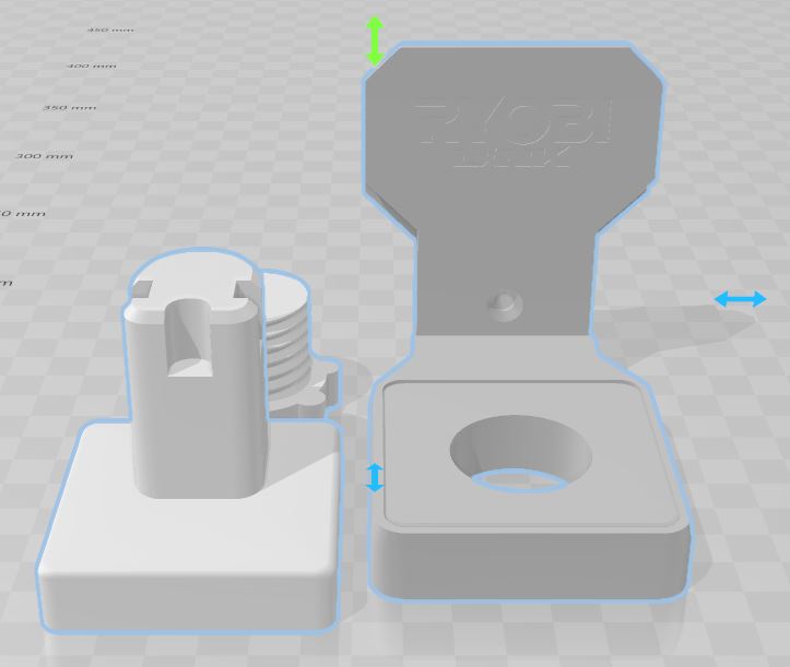 Ryobi link 18V tool holder with reversible mount by jx | Download free ...