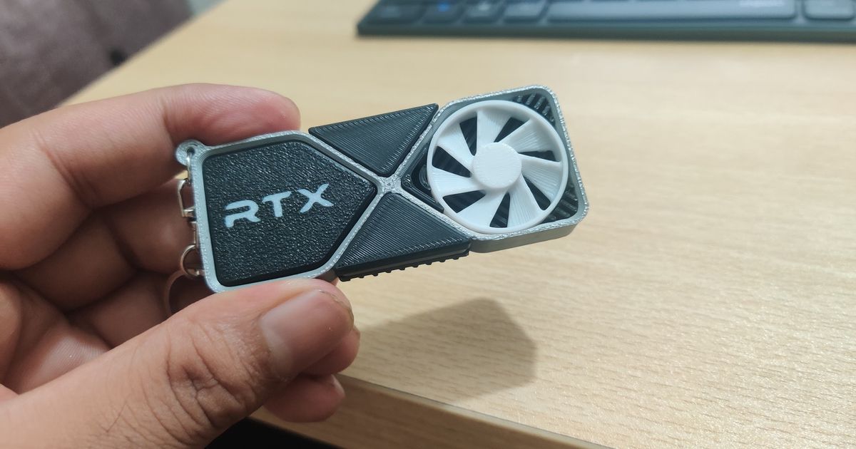 RTX 4090 Keychain by ABM Masum | Printables Store