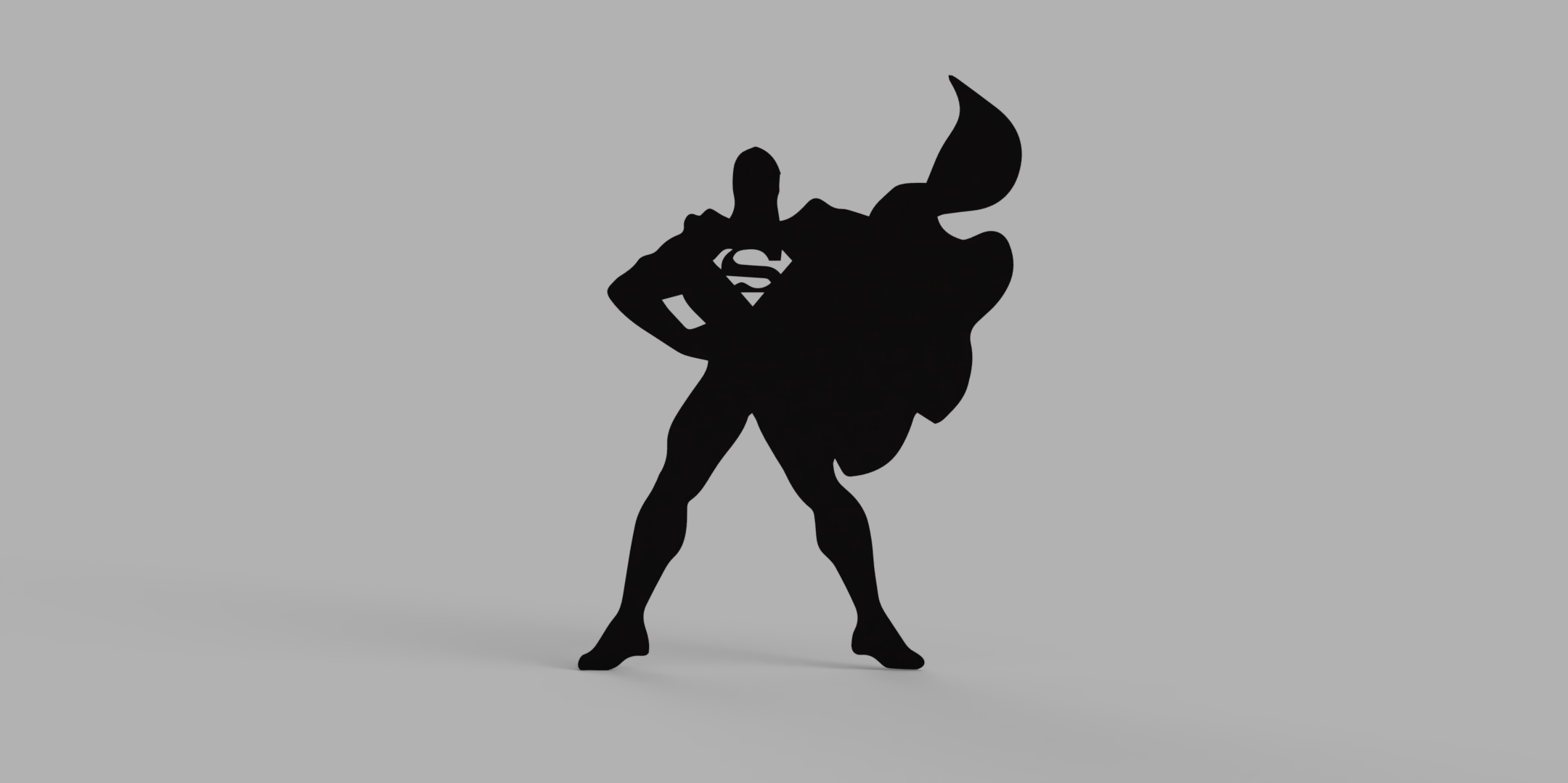 Superman Wall Decoration by LeTTDesign | Download free STL model ...