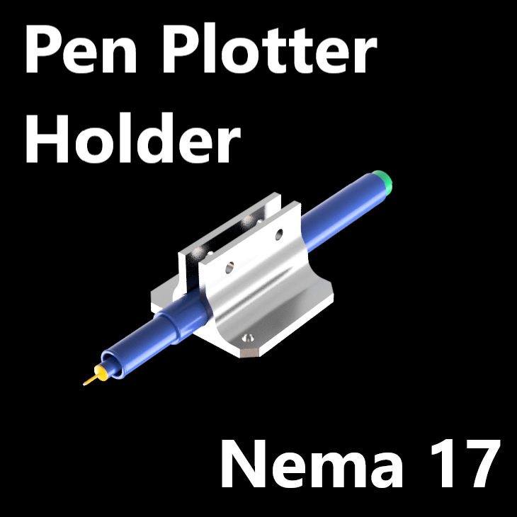 Pen Plotter Holder Nema17 by Octogott | Download free STL model ...