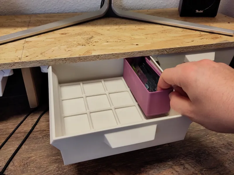 Under Desk Drawer for Gridfinity 50mm height by LittleJoeMuc | Download ...