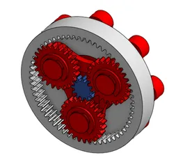 planetary gear demonstration model by Marius Beyer | Download free STL ...