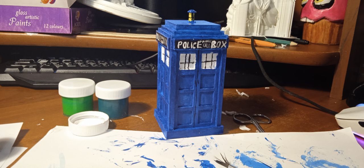 Doctor Who Tardis by ayorka 54 live | Download free STL model ...