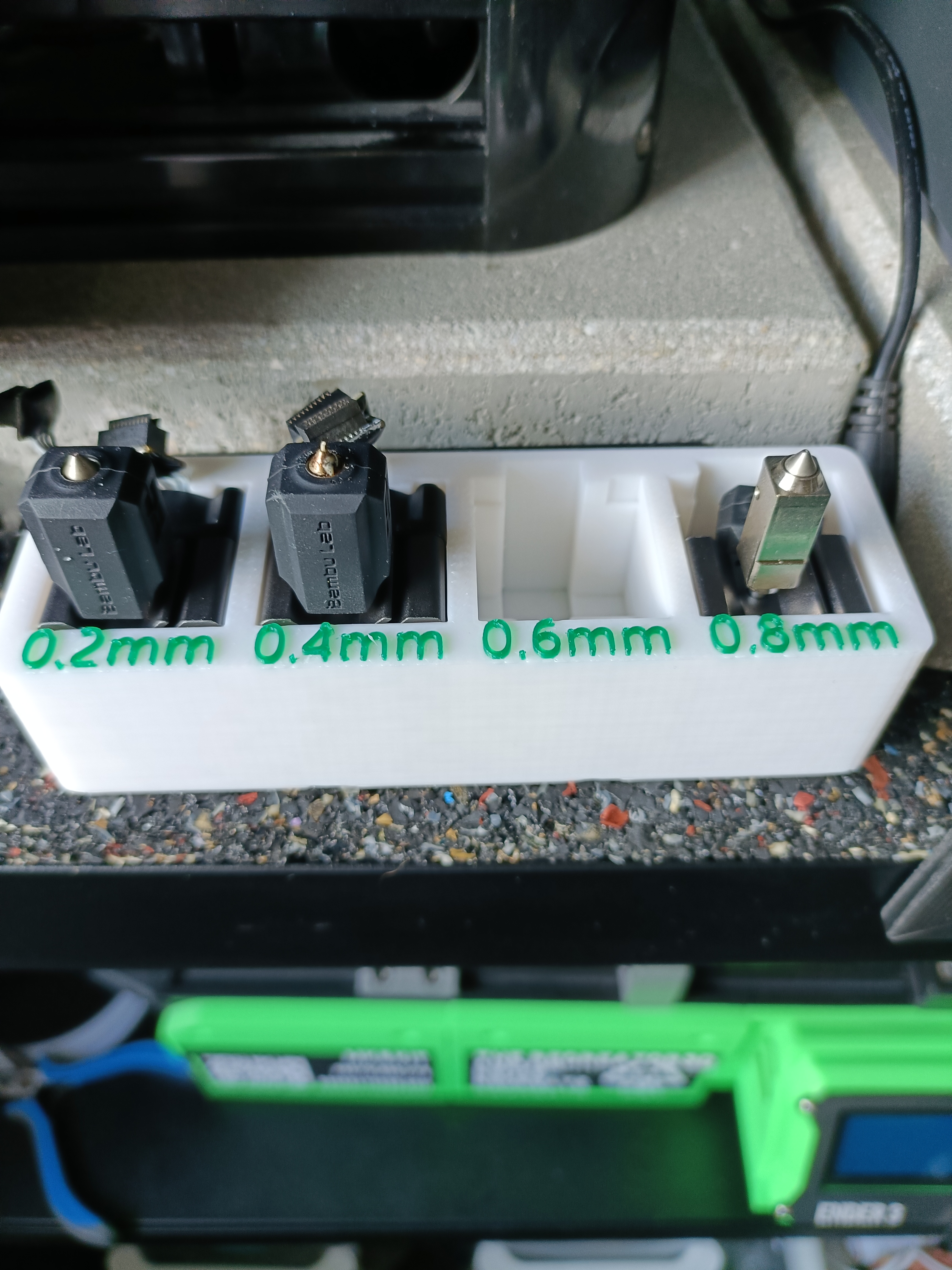 Gridfinity 3x1 Bambu Lab P1P/S x4 Hotend Holder by trohn_javolta ...