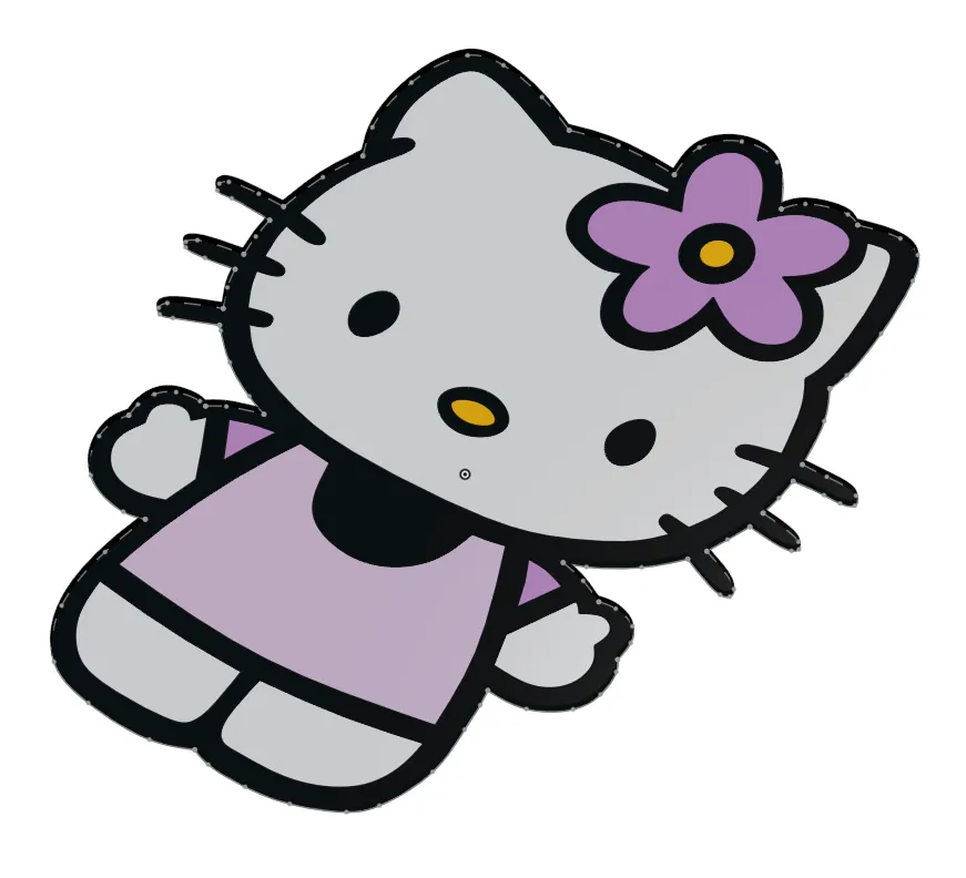 Hello Kitty by Jaakko Kenttä | Download free STL model | Printables.com