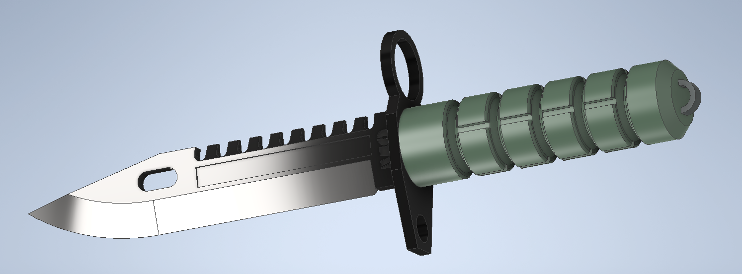 M9 Bayonet (CS:GO / CS2) Counter Strike Knife by Designer | Download ...