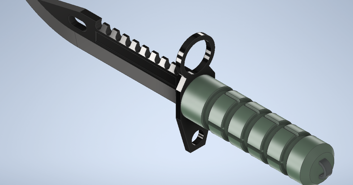 M9 Bayonet (CS:GO / CS2) Counter Strike Knife by Designer | Download ...