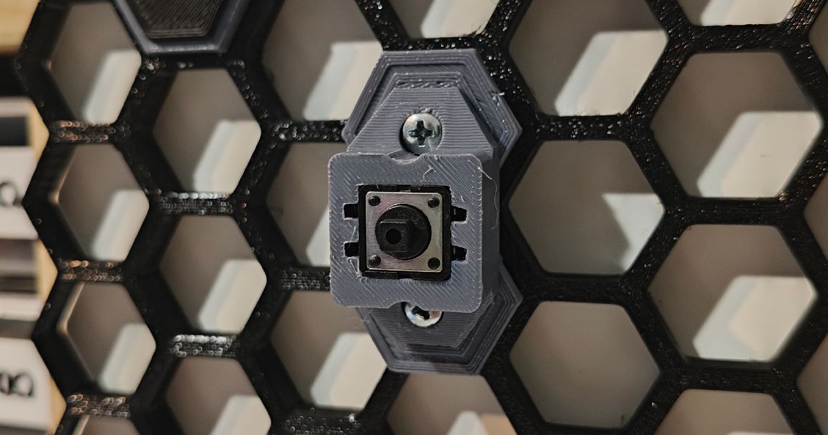 HSW Button mount by Gerber | Download free STL model | Printables.com