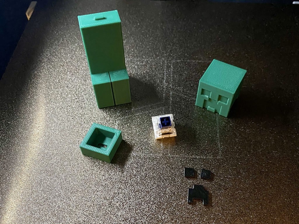Creeper Clicker Keyboard Switch Fidget by vkobz | Download free STL ...