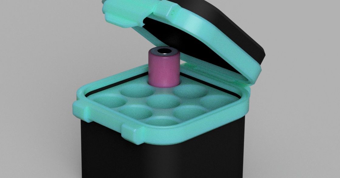3x3 18650 Batteries Box by 3D Maker Garage | Download free STL model ...