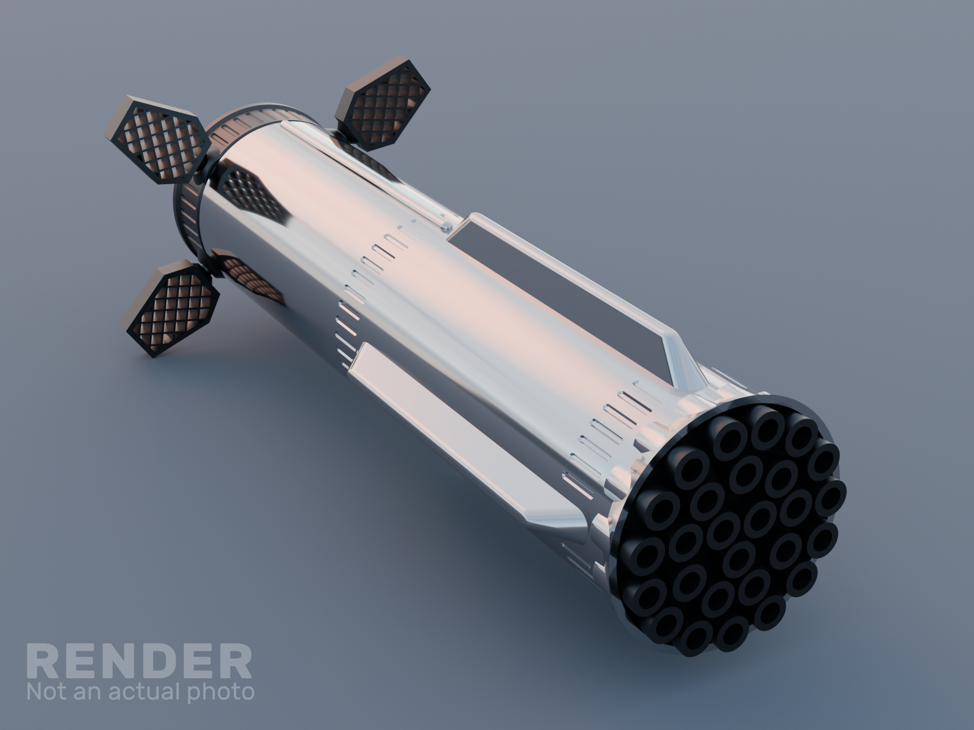 Articulated Starship + SuperHeavy Booster by DeadCat1337 | Download ...