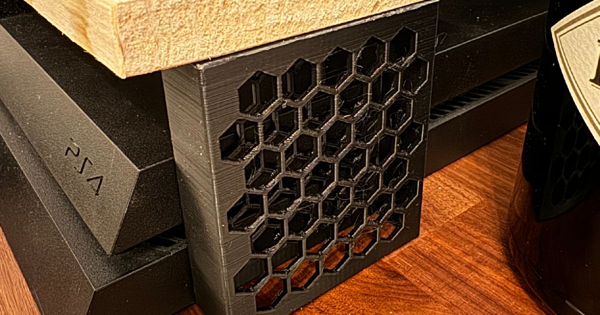 Simple Monitor Stand Feet by Henri S | Download free STL model ...