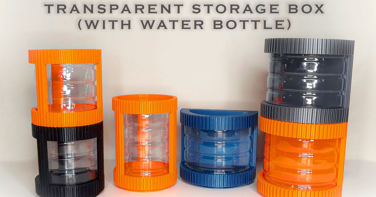 Transparent Storage Box by CLOWN 3D | Download free STL model ...