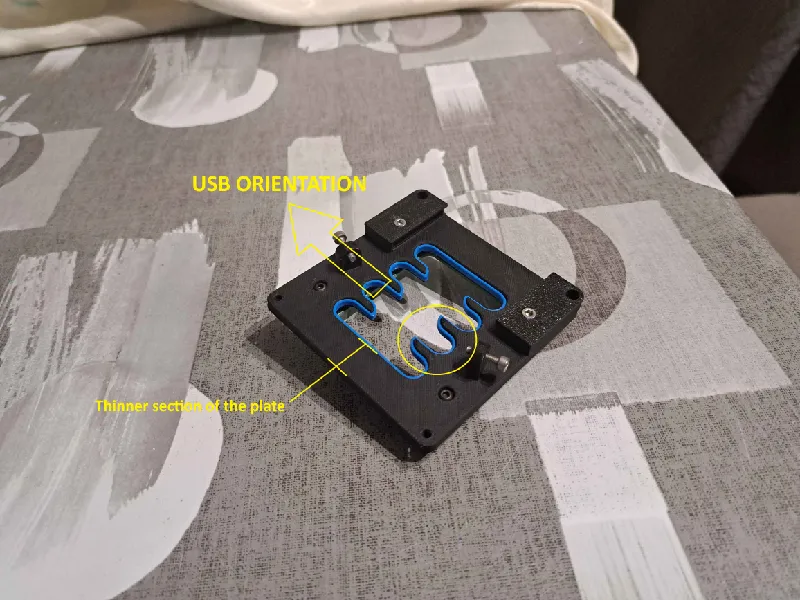 USB Shifter Plate with TPU gasket and miss shift feature ( 7+R / 6+R ...