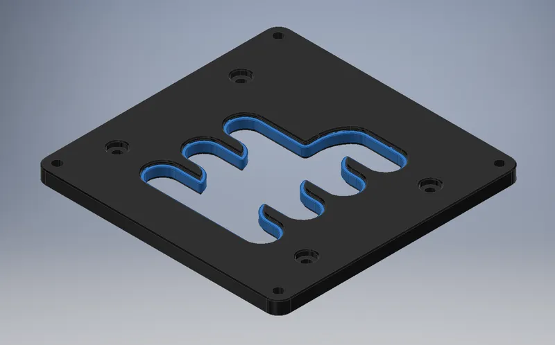 USB Shifter Plate with TPU gasket and miss shift feature ( 7+R / 6+R ...