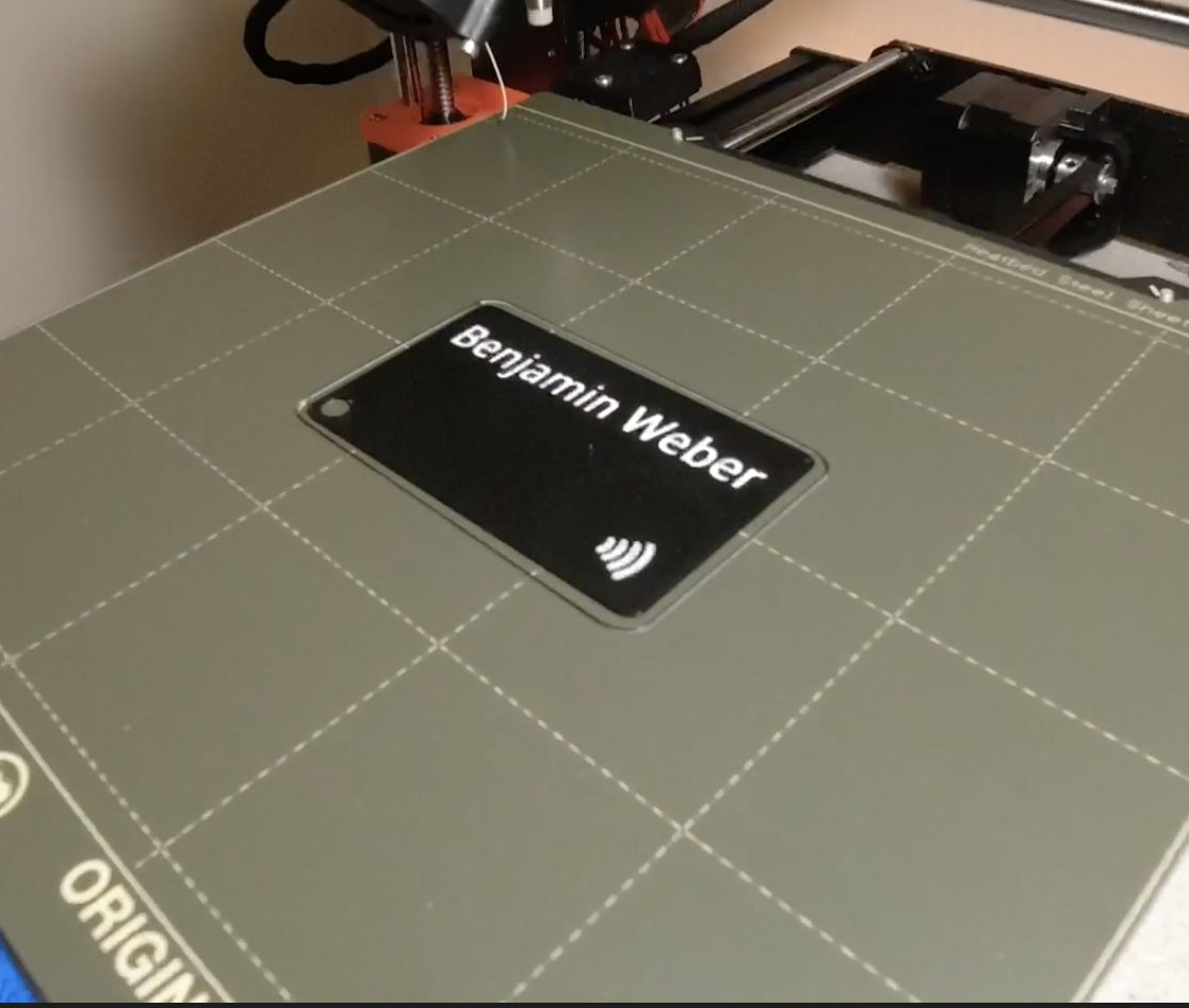 DIY NFC Business Card or Personal Card by drbenweber | Download free STL model | Printables.com