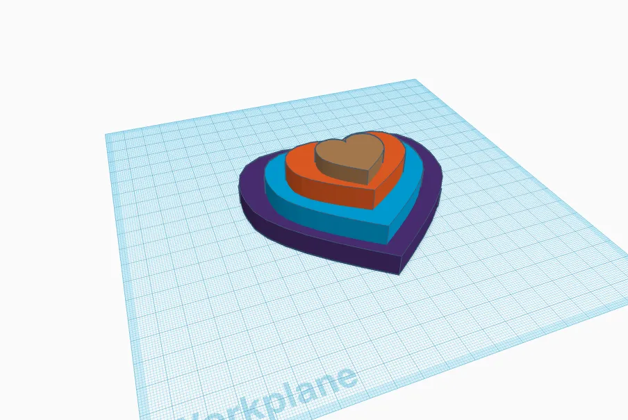 Heart pyramid by Shawna Freeborn | Download free STL model | Printables.com