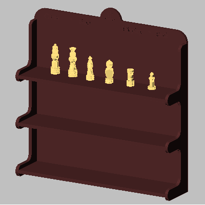 Chess Set(s) Display Board by Gramps | Download free STL model ...