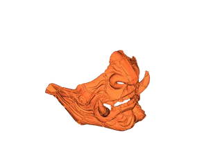 Kintsugi Oni Mask by Isaac Martinez | Download free STL model ...
