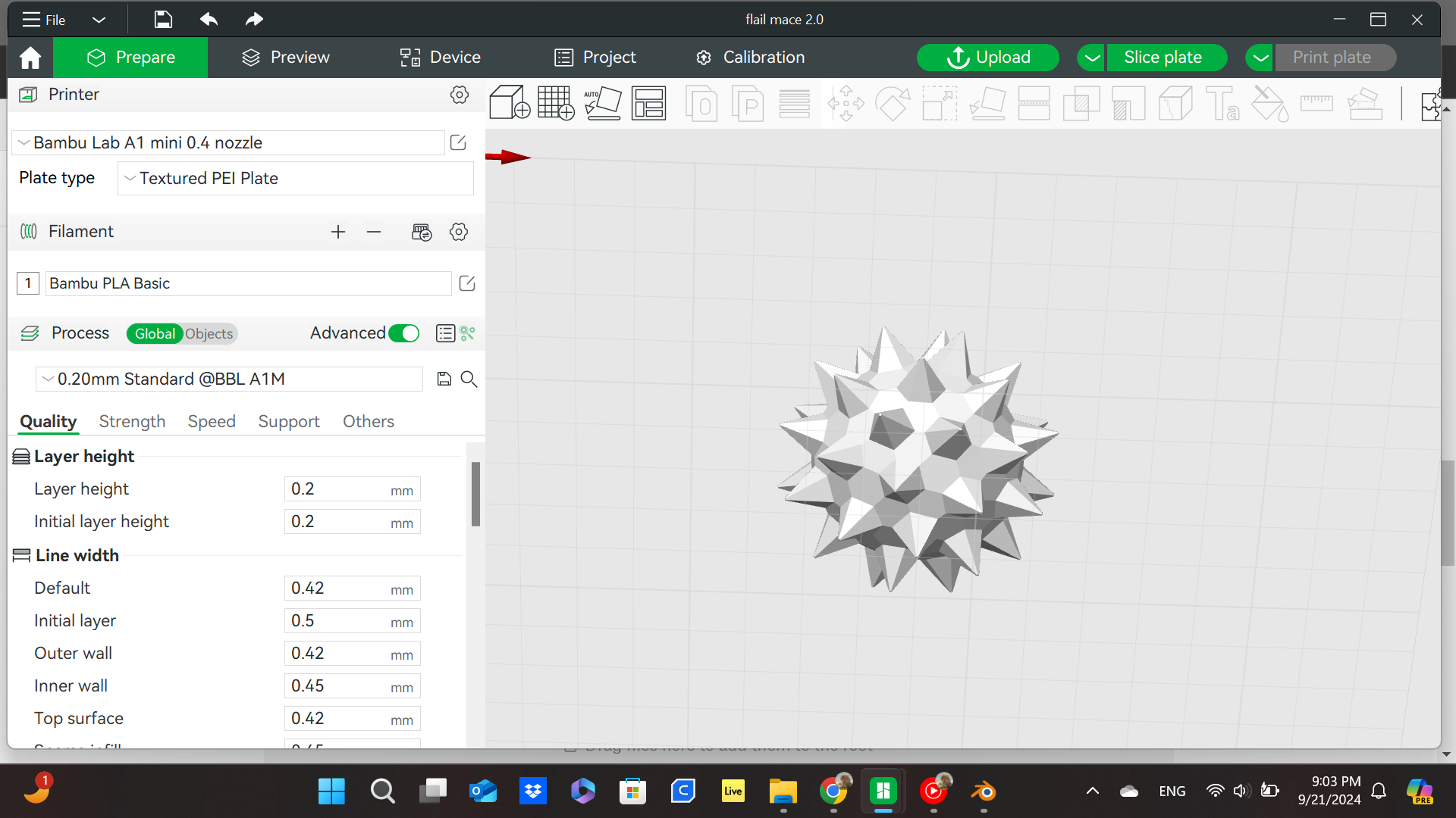 Spiked Ball Flail Mace par Isaac Martinez | Téléchargez gratuitement un ...