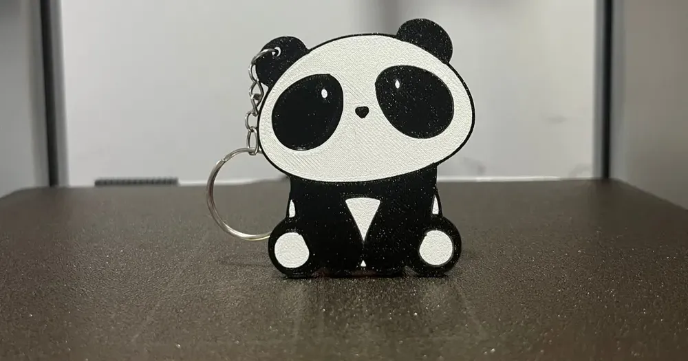 PANDA Keychain by Marcos | Download free STL model | Printables.com