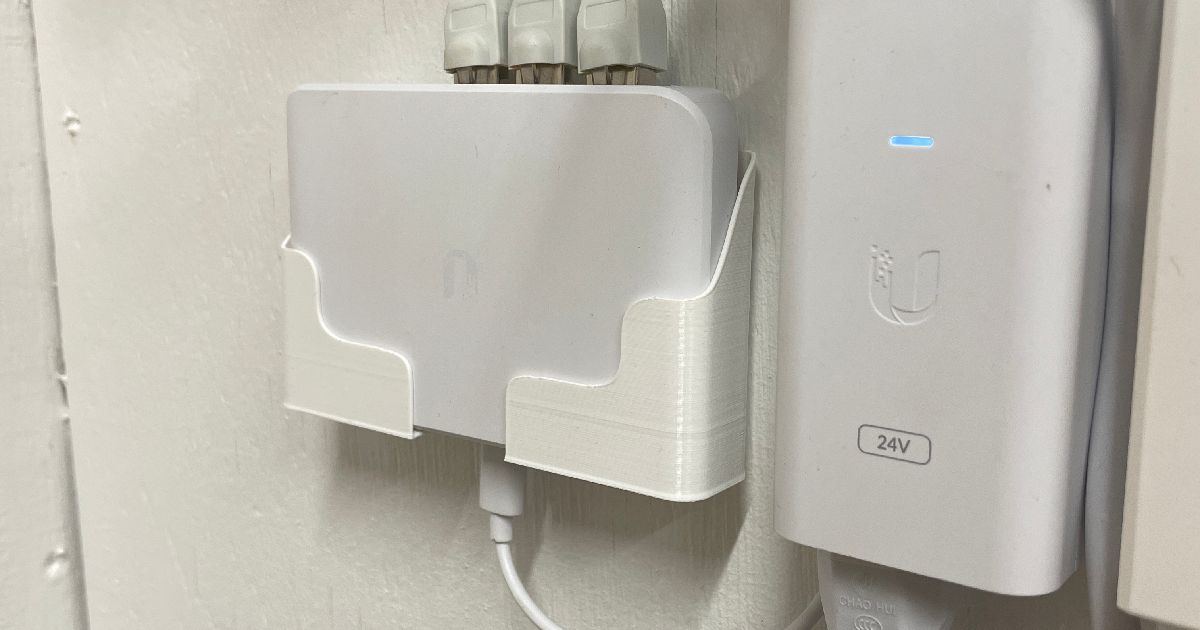 Ubiquiti Unifi USW Flex Mini - Wall Mount by wiseby | Download free STL ...