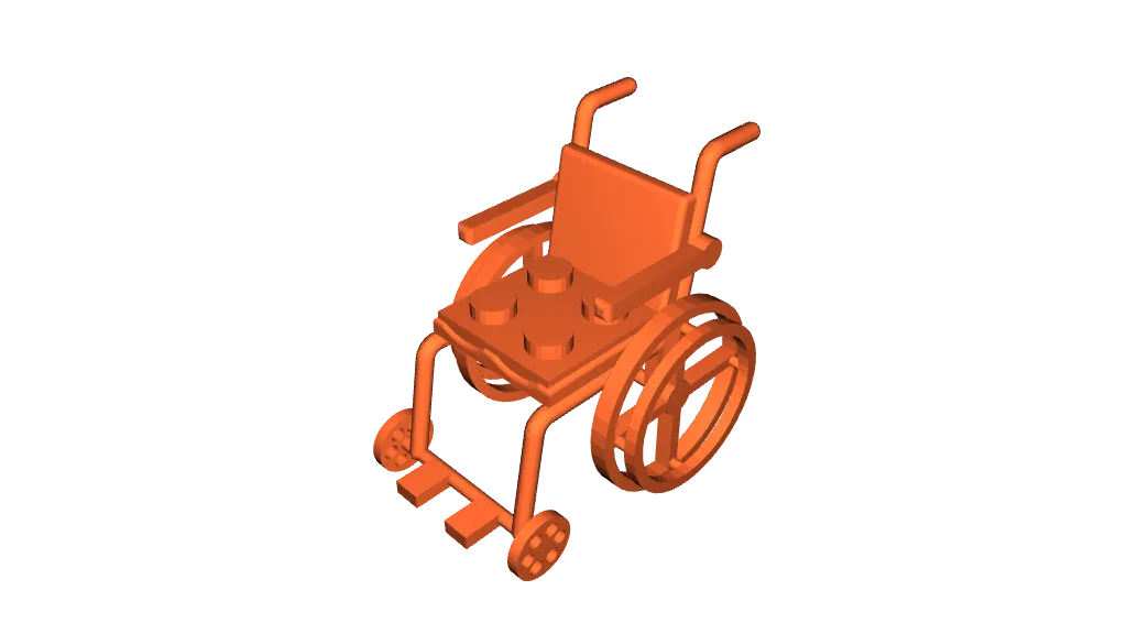 LEGO WHEELCHAIR by Mgr. Pavel Krist | Download free STL model ...