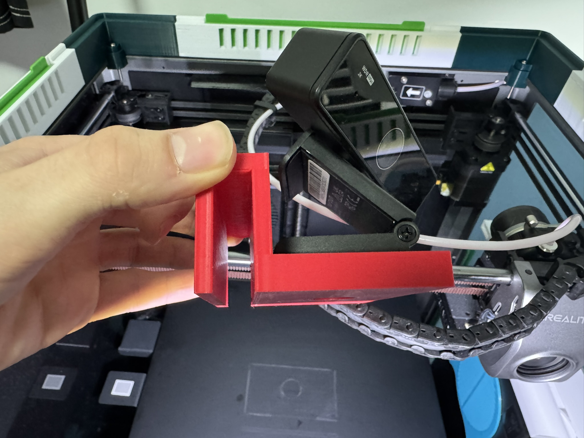 K1 MAX Standard camera mount for norcoT riser and others (8mm thick) by ...