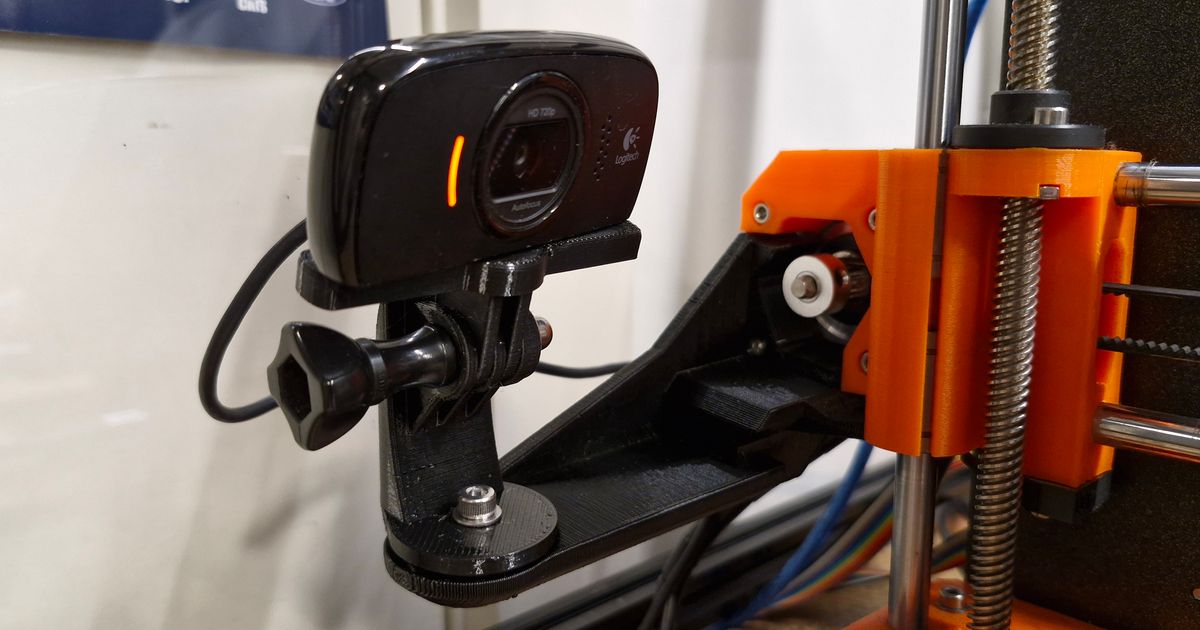 Strong Prusa MK3 MK3S X-Axis Camera Mount - Remix Lower Camera Height ...
