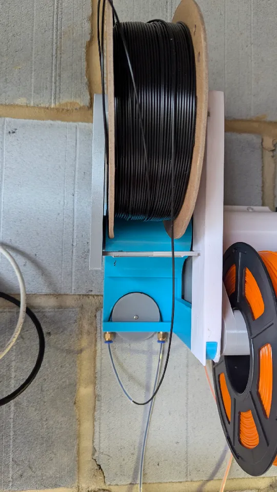 Filament wall mount with MMU buffer V3 by Monty | Download free STL ...