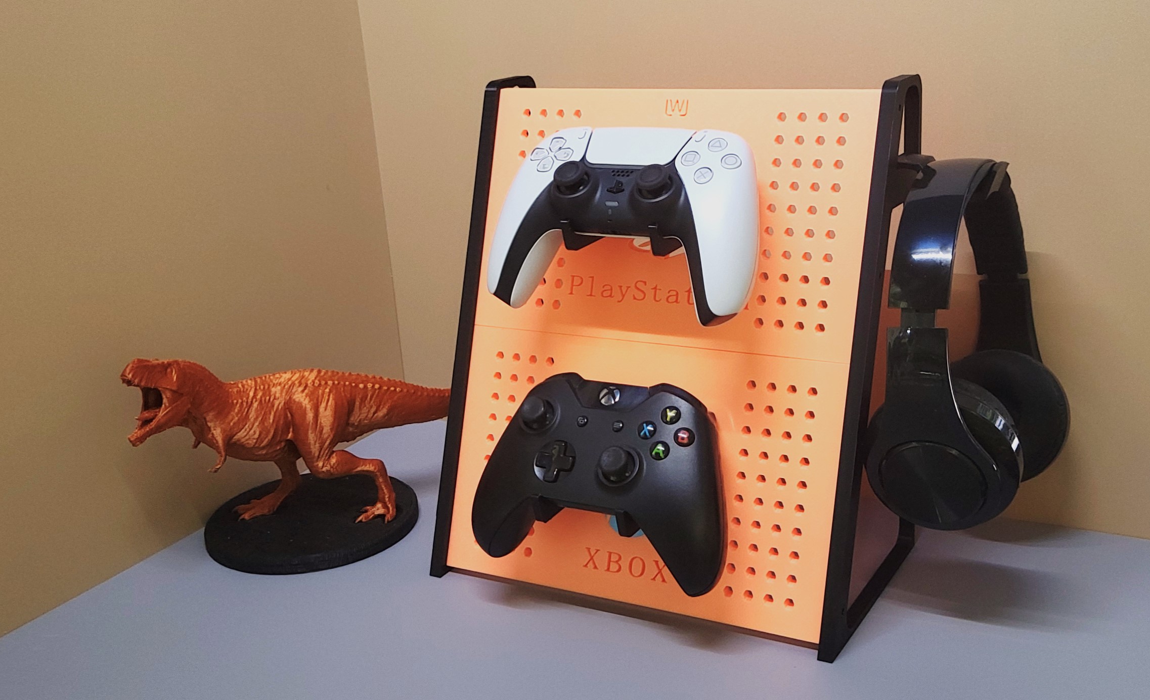PS5 and Xbox controller storage rack by 王健 | Download free STL model ...