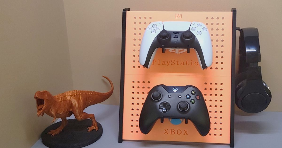 PS5 and Xbox controller storage rack by 王健 | Download free STL model ...