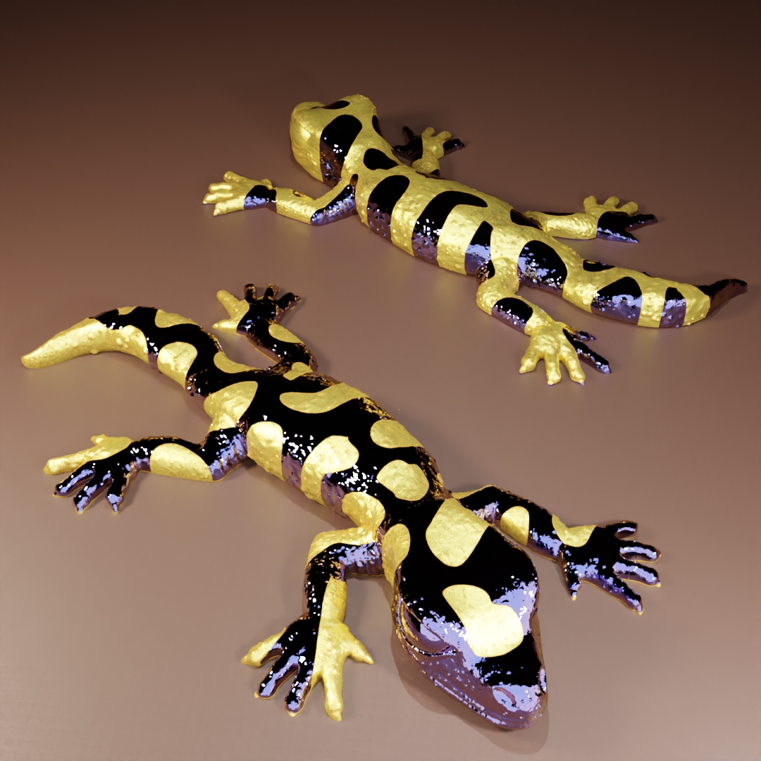 Leopard Gecko dual color single extruder by Maker81 | Download free STL ...