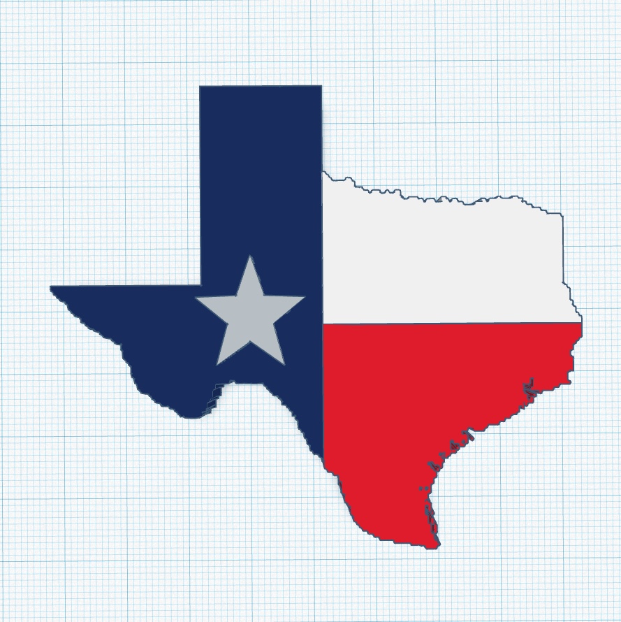 Texas Tri-color by Matt | Download free STL model | Printables.com